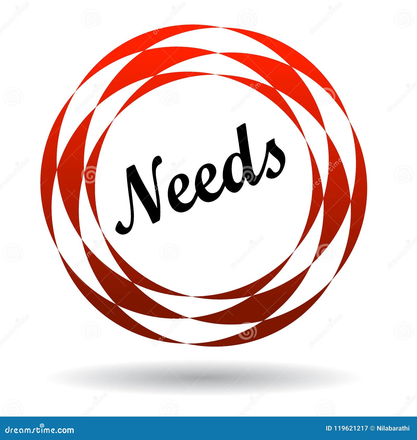 Needs colorful icon stock illustration. Illustration of advertising ...