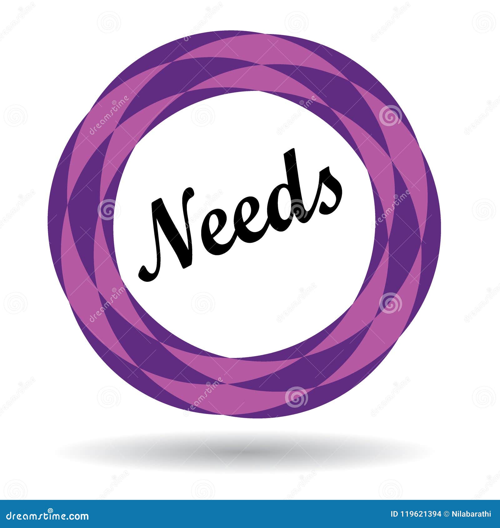 Needs colorful icon stock illustration. Illustration of bright - 119621394