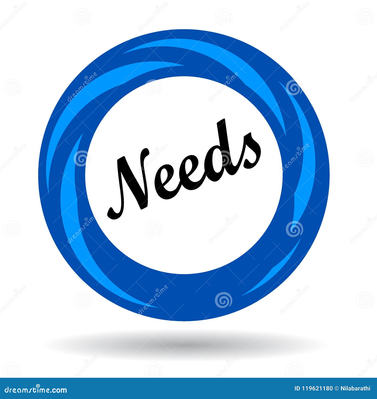 Needs colorful icon stock illustration. Illustration of buttons - 119621180