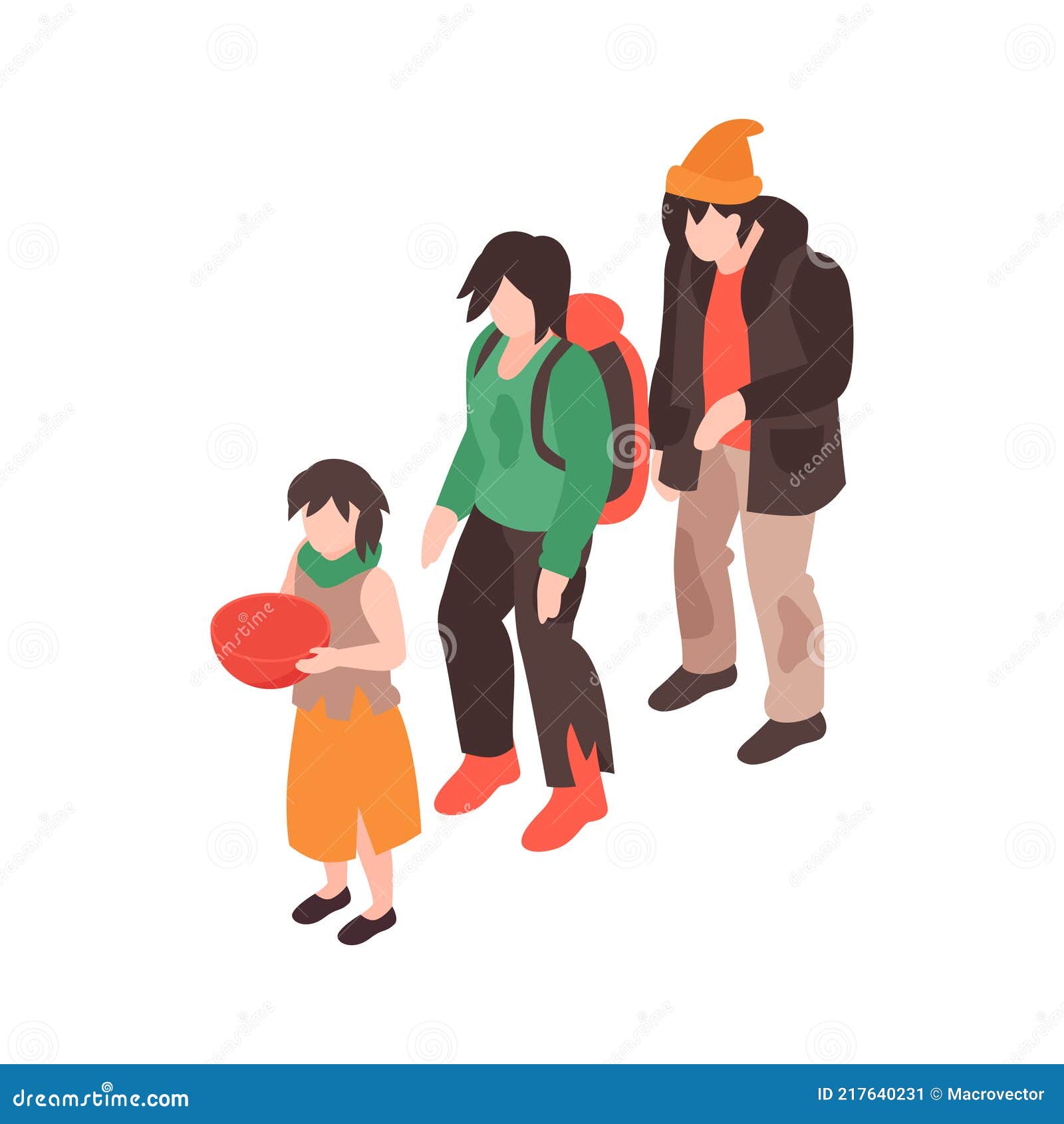Needy People Queue Composition Stock Vector - Illustration of good ... Needy People Queue Composition Stock Vector - Illustration of good ...