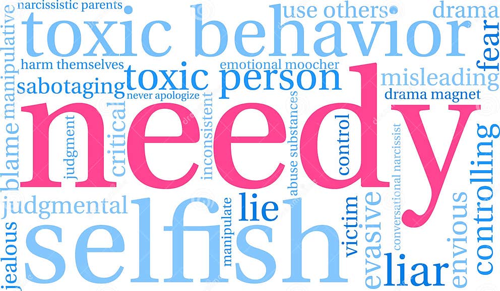 Needy Word Cloud stock illustration. Illustration of conversational ...