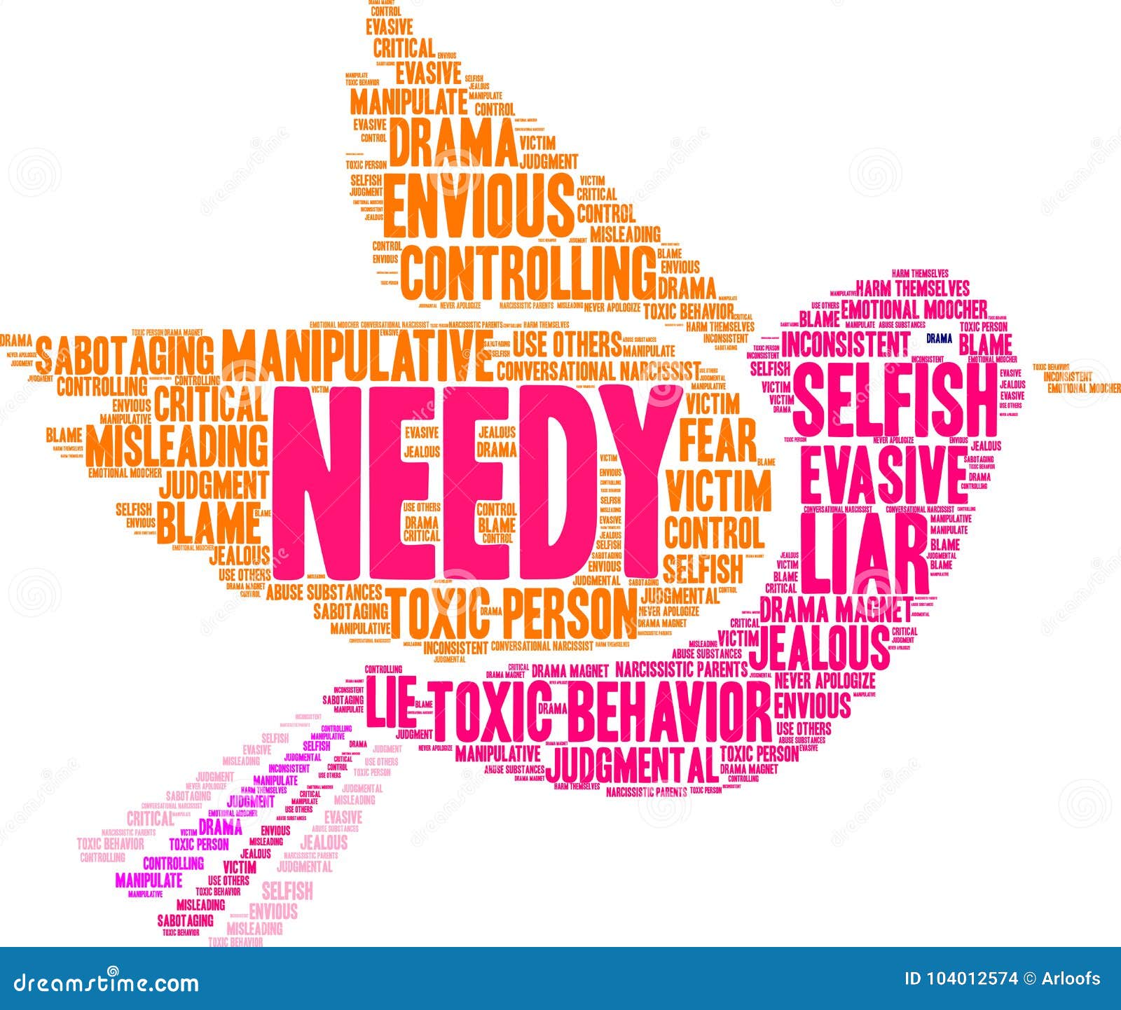 Needy Word Cloud stock illustration. Illustration of judgment - 104012574