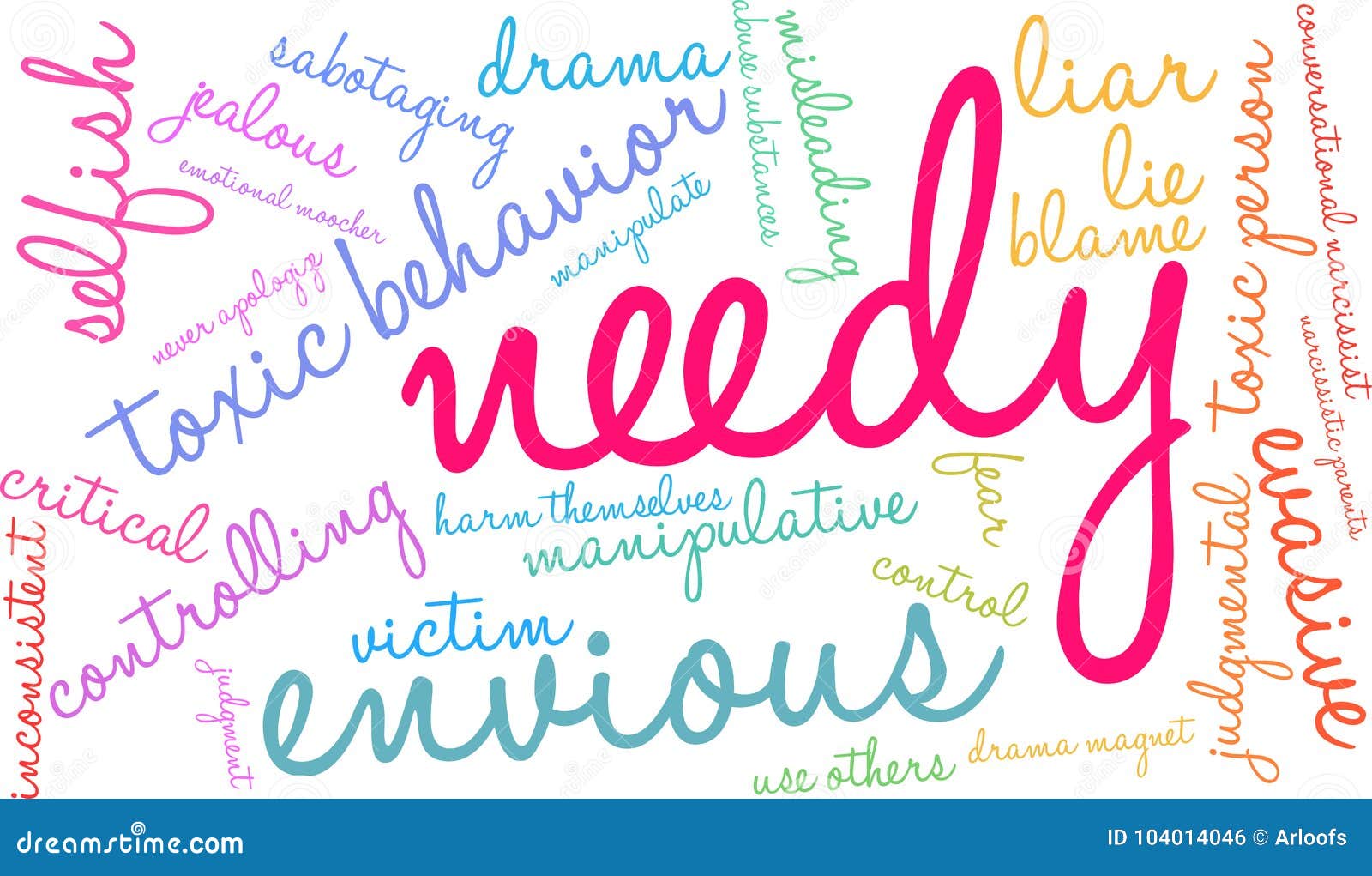 Needy Word Cloud stock illustration. Illustration of moocher - 104014046