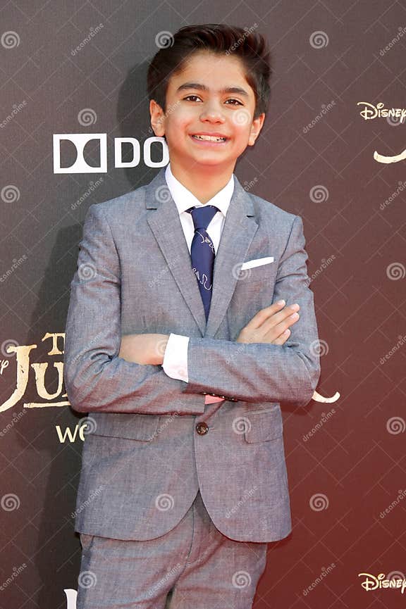 Neel Sethi imagen de archivo editorial. Imagen de acontecimiento - 69387364