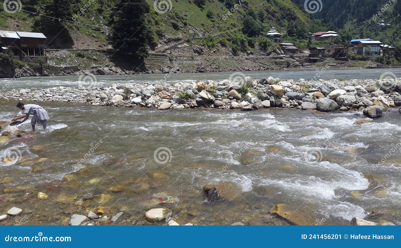 Neelam River in Neelam Valley Editorial Photo - Image of rapid, neelam ...