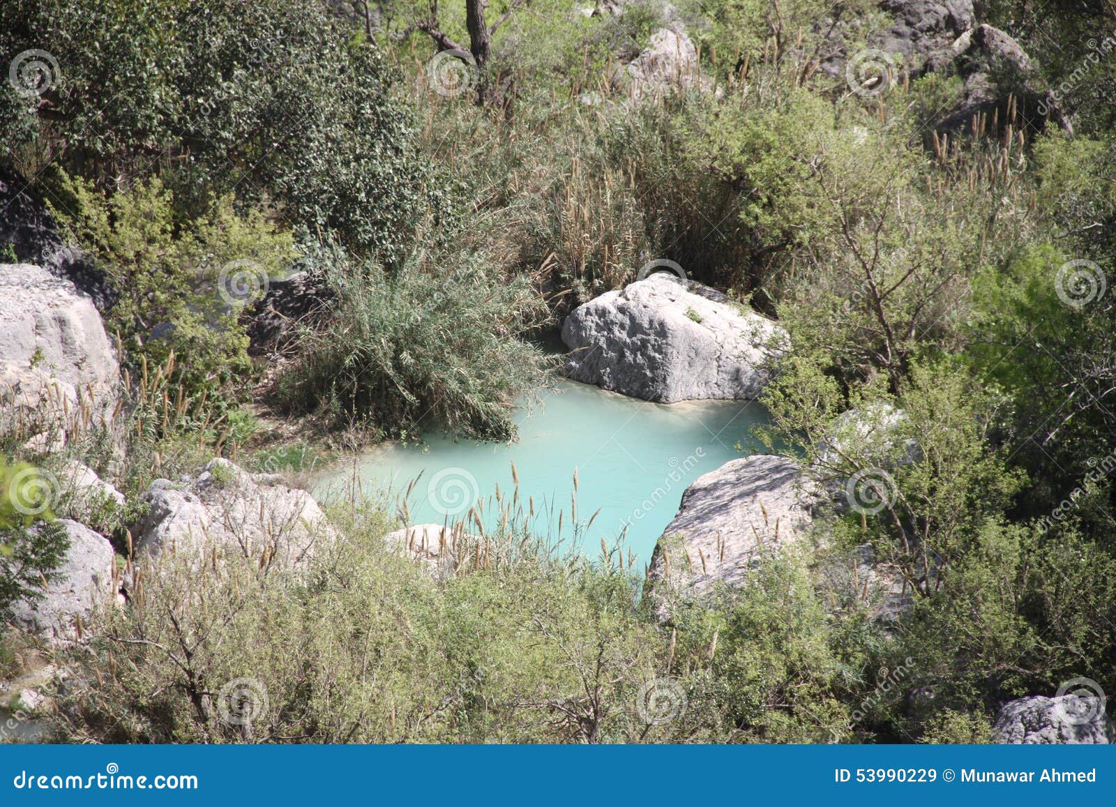 Neelawahn Stream and Pools Mountain Stock Image - Image of morning ...