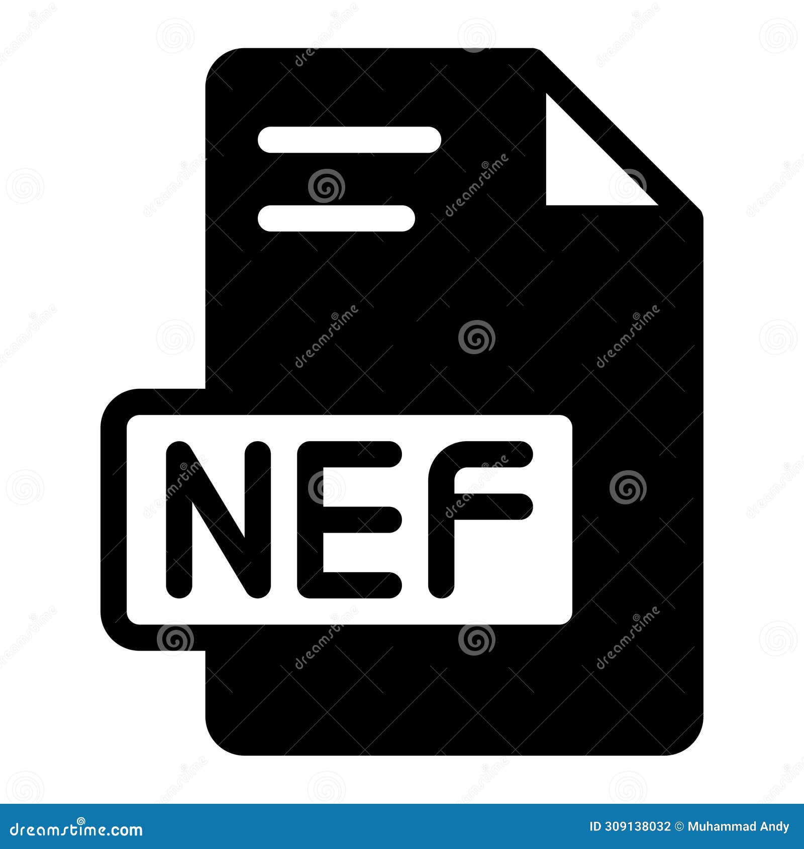 Nef Icon Glyph Design. Image Extension Format File Type Icon Stock ...
