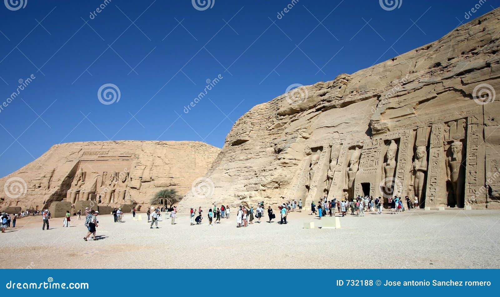 Nefertari Temple and Abu Simple Stock Photo - Image of simbel, reign ...