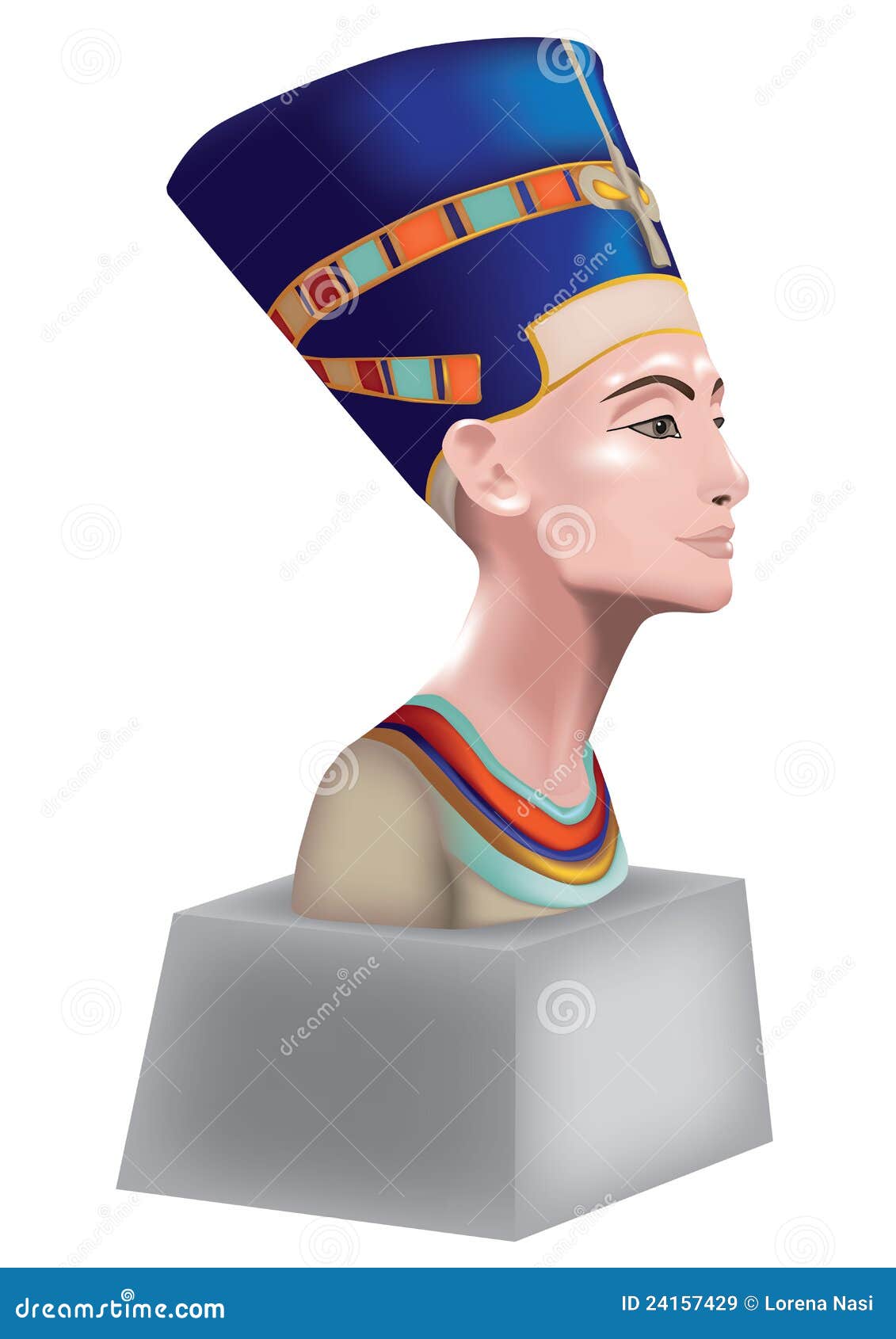 Nefertiti Cartoon Vector | CartoonDealer.com #31611095