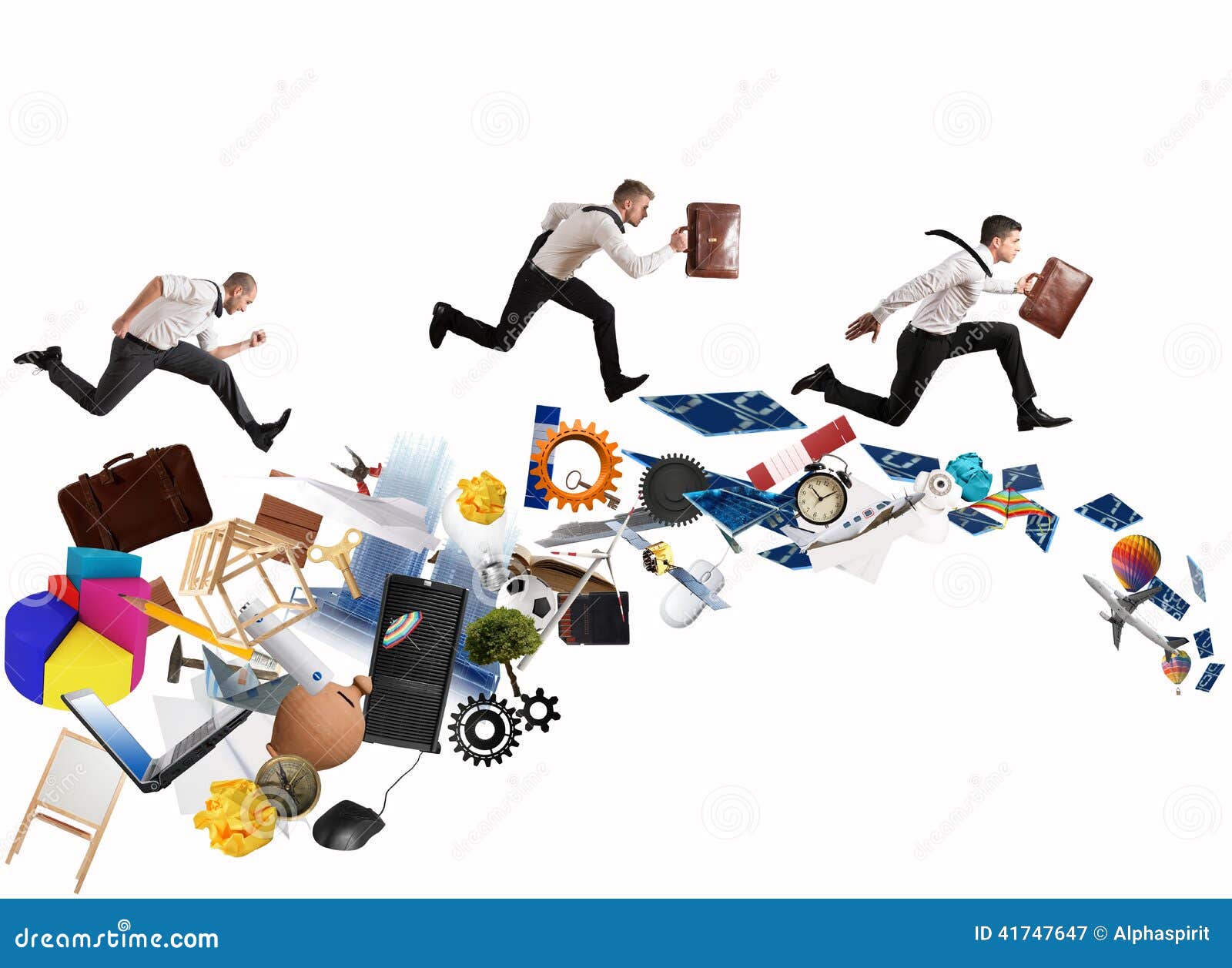 Negócio competitivo imagem de stock. Imagem de determinado - 41747647