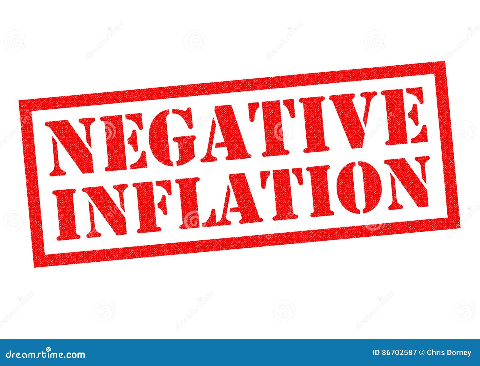 NEGATIEVE INFLATIE stock illustratie. Illustration of inflatie - 86702587