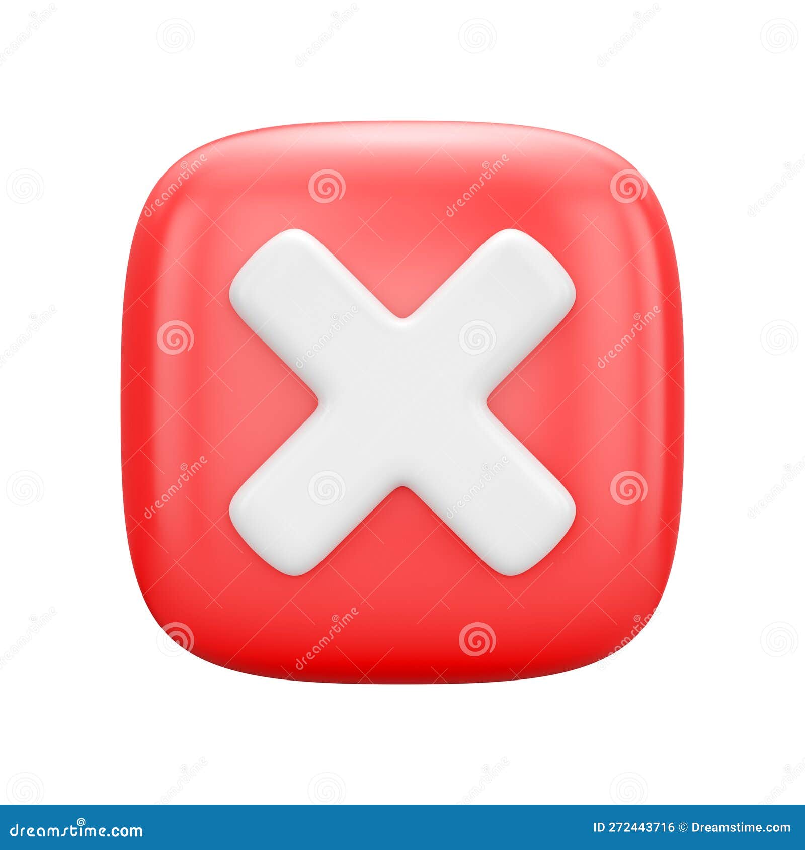 Negative Answer, Saying No or Decline Sign Icon Stock Illustration ...