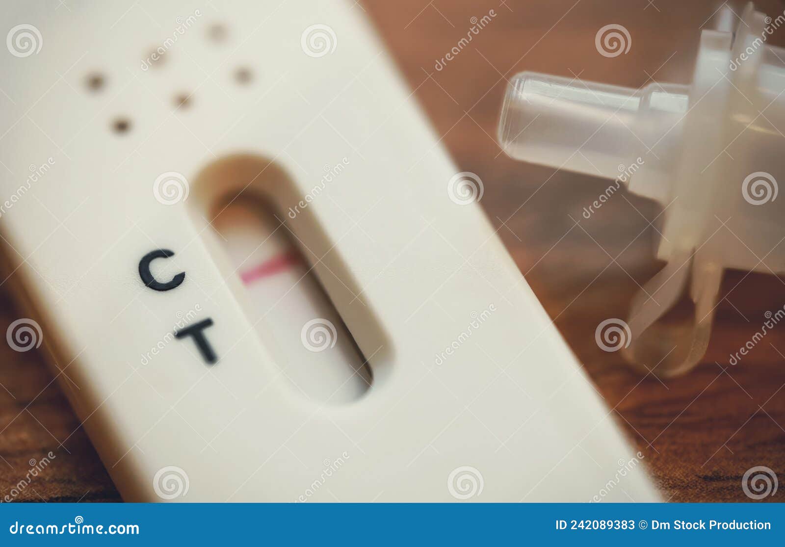 Negative Antigen Rapid Test Stock Image - Image of sample, sars: 242089383