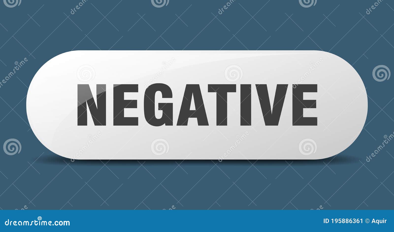 Negative Button. Negative Sign. Key. Push Button Stock Vector ...