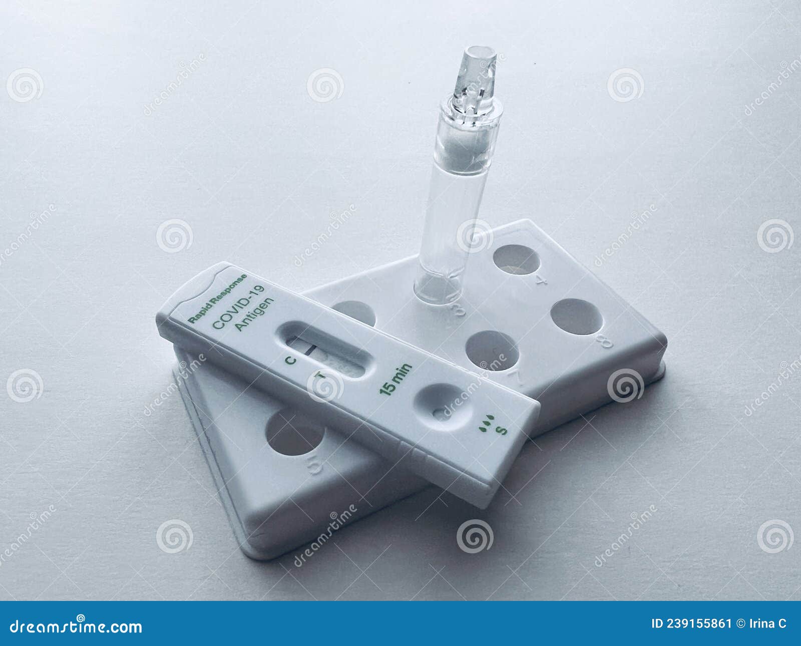 Negative Covid-19 Antigen Test Stock Image - Image of antigen, rapid ...