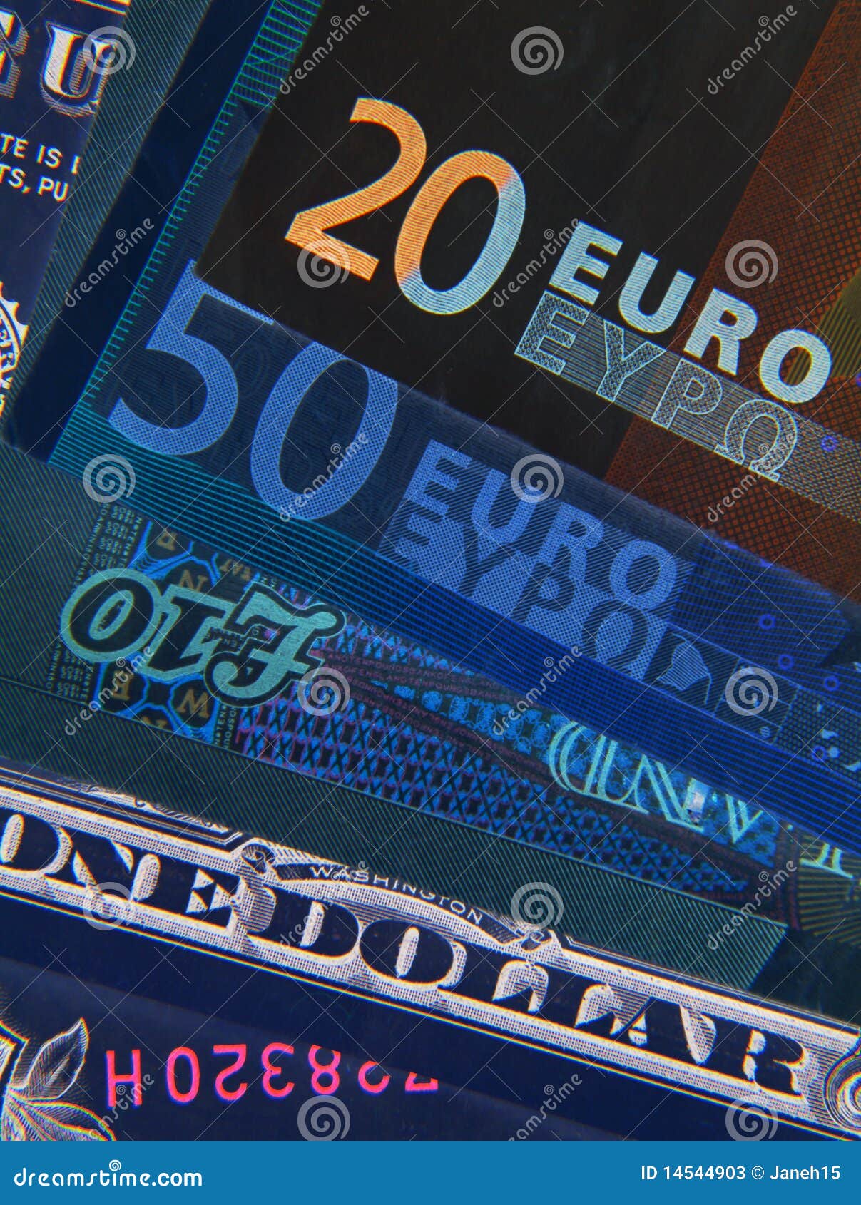 Negative currency stock illustration. Illustration of banking - 14544903