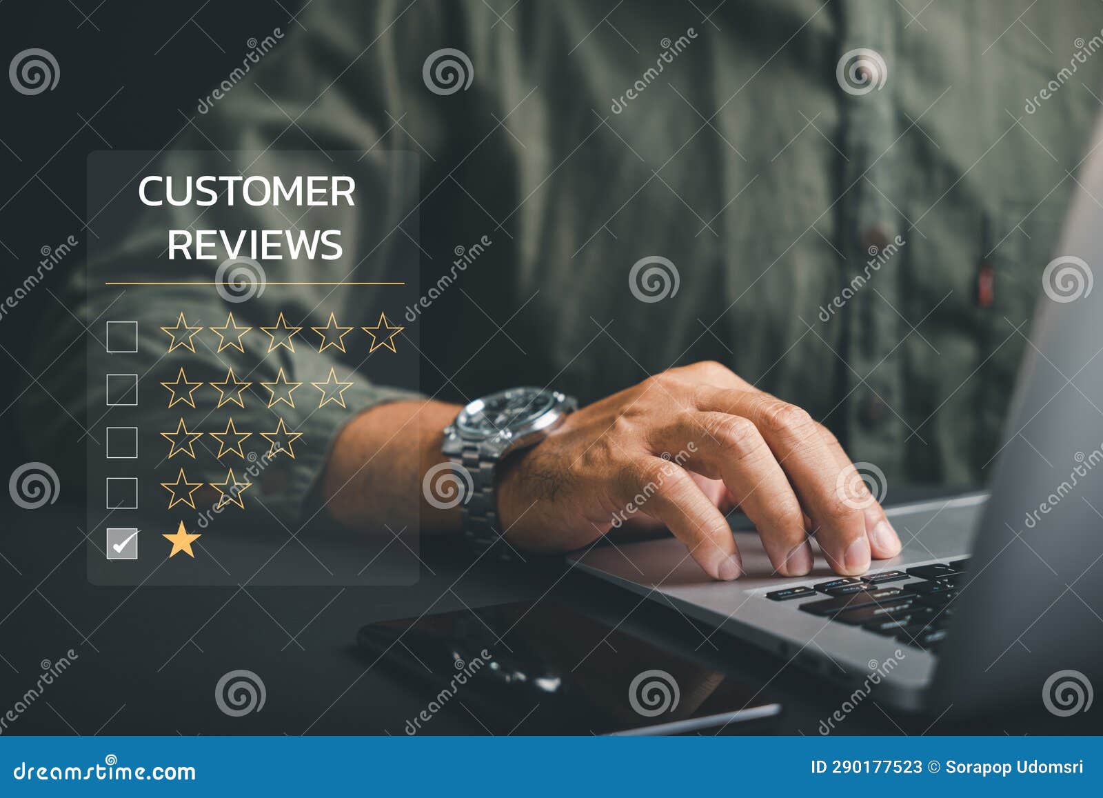 Negative Customer Feedback Concept Stock Image - Image of business ...