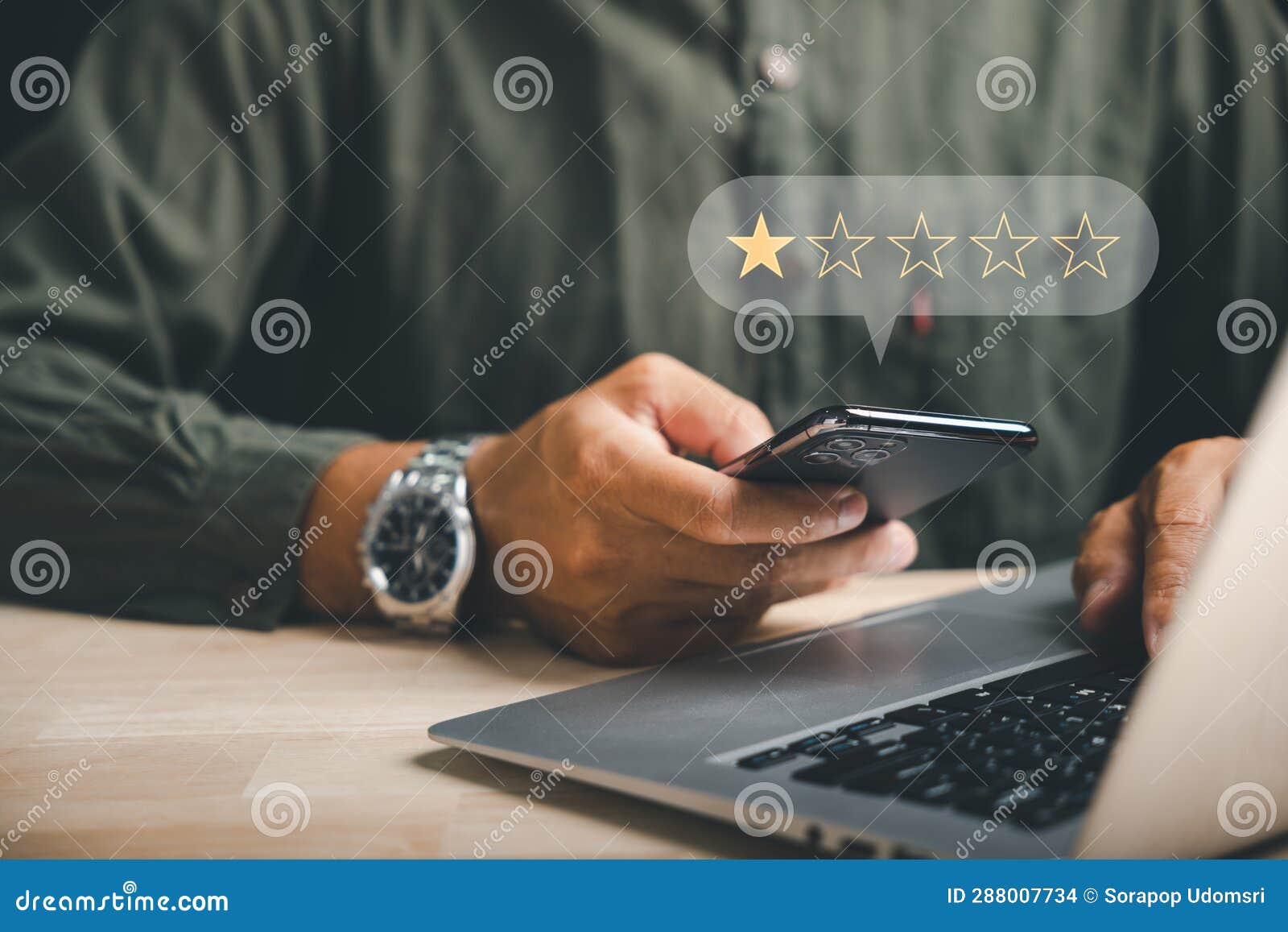 Negative Feedback and Customer Dissatisfaction Concept Stock Photo ...
