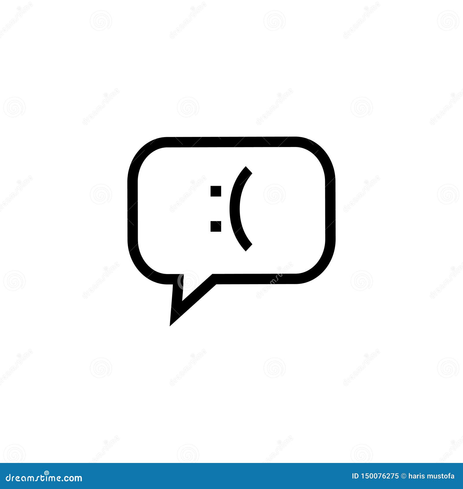 Negative Feedback Icon Graphic Design Template Vector Illustration ...