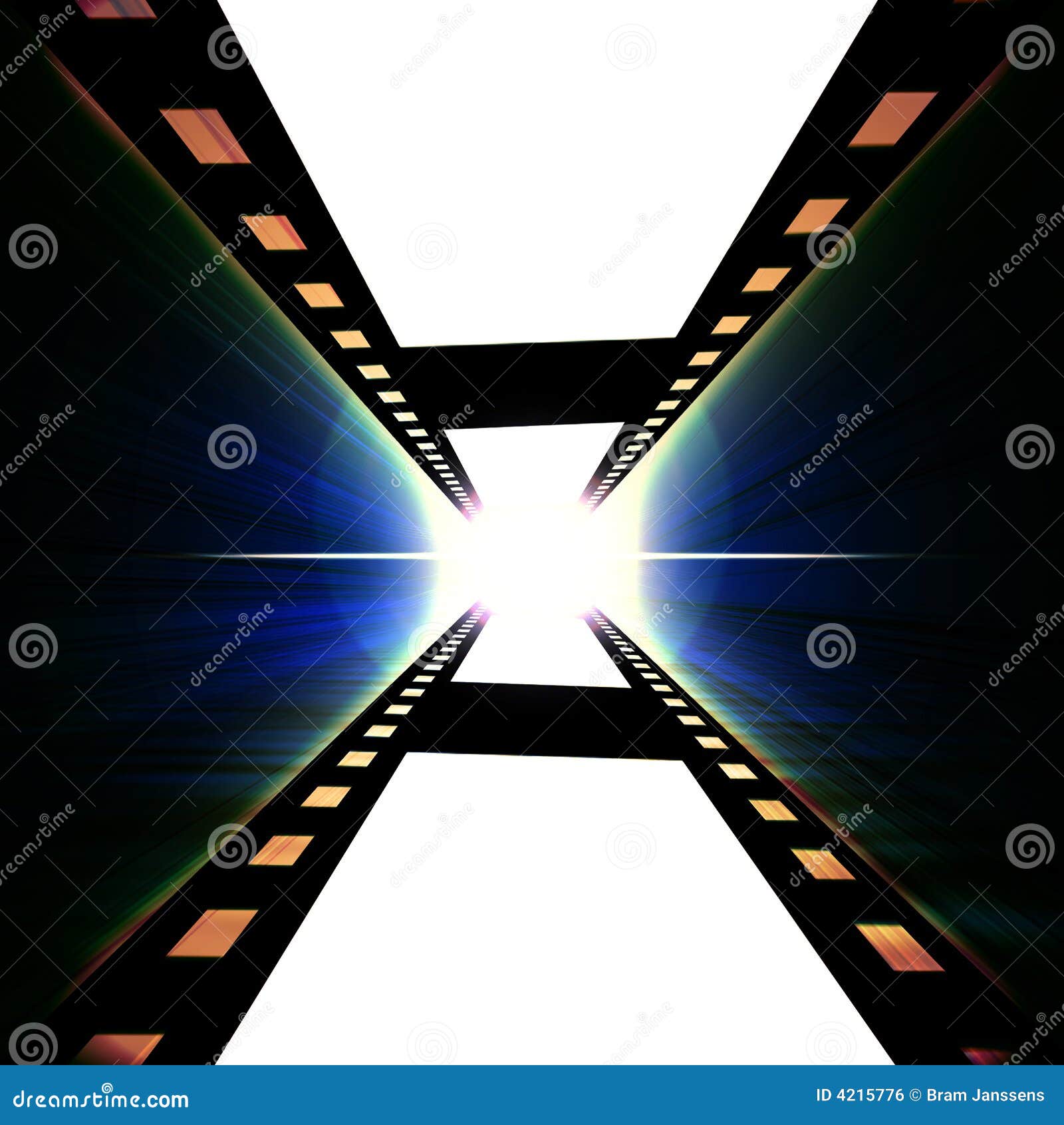 Negative film stock illustration. Illustration of studio - 4215776