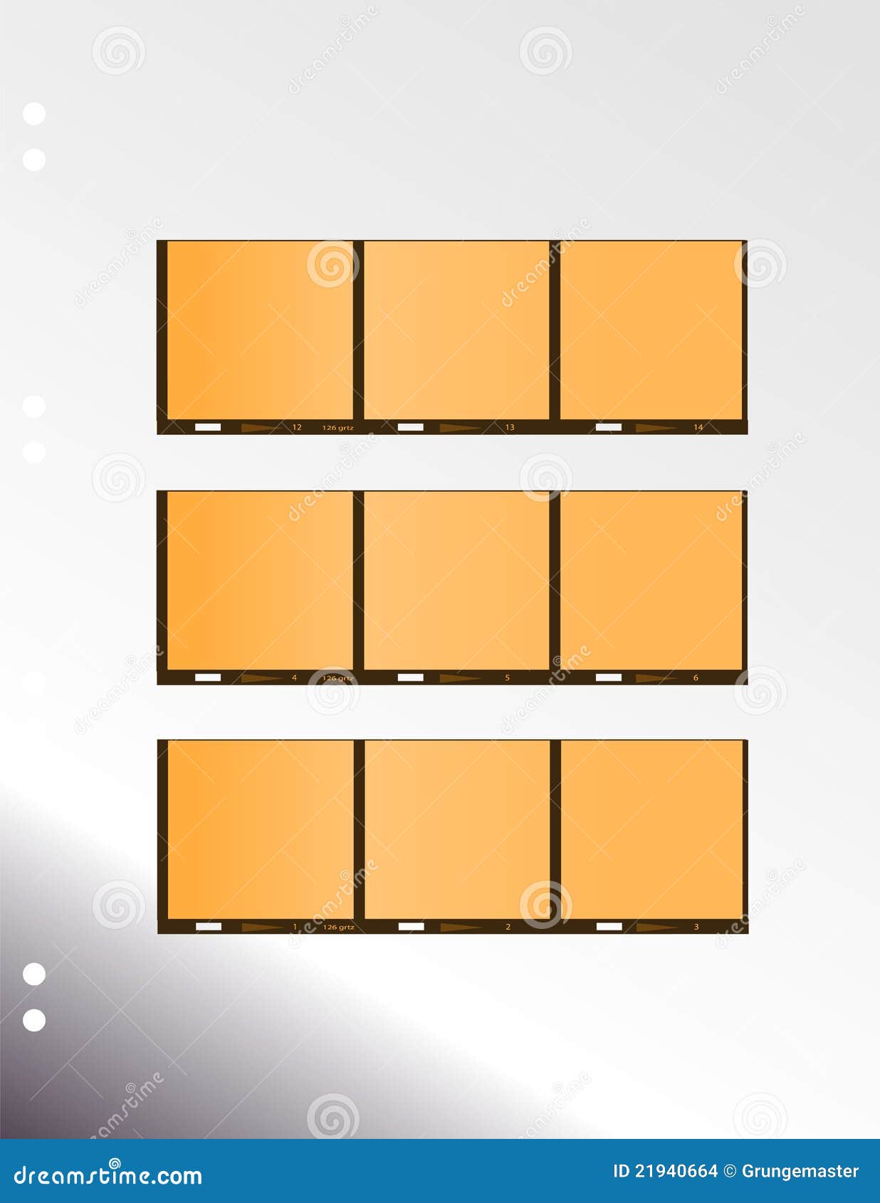 Negative Film Contact Sheet Stock Vector - Illustration of transparency ...