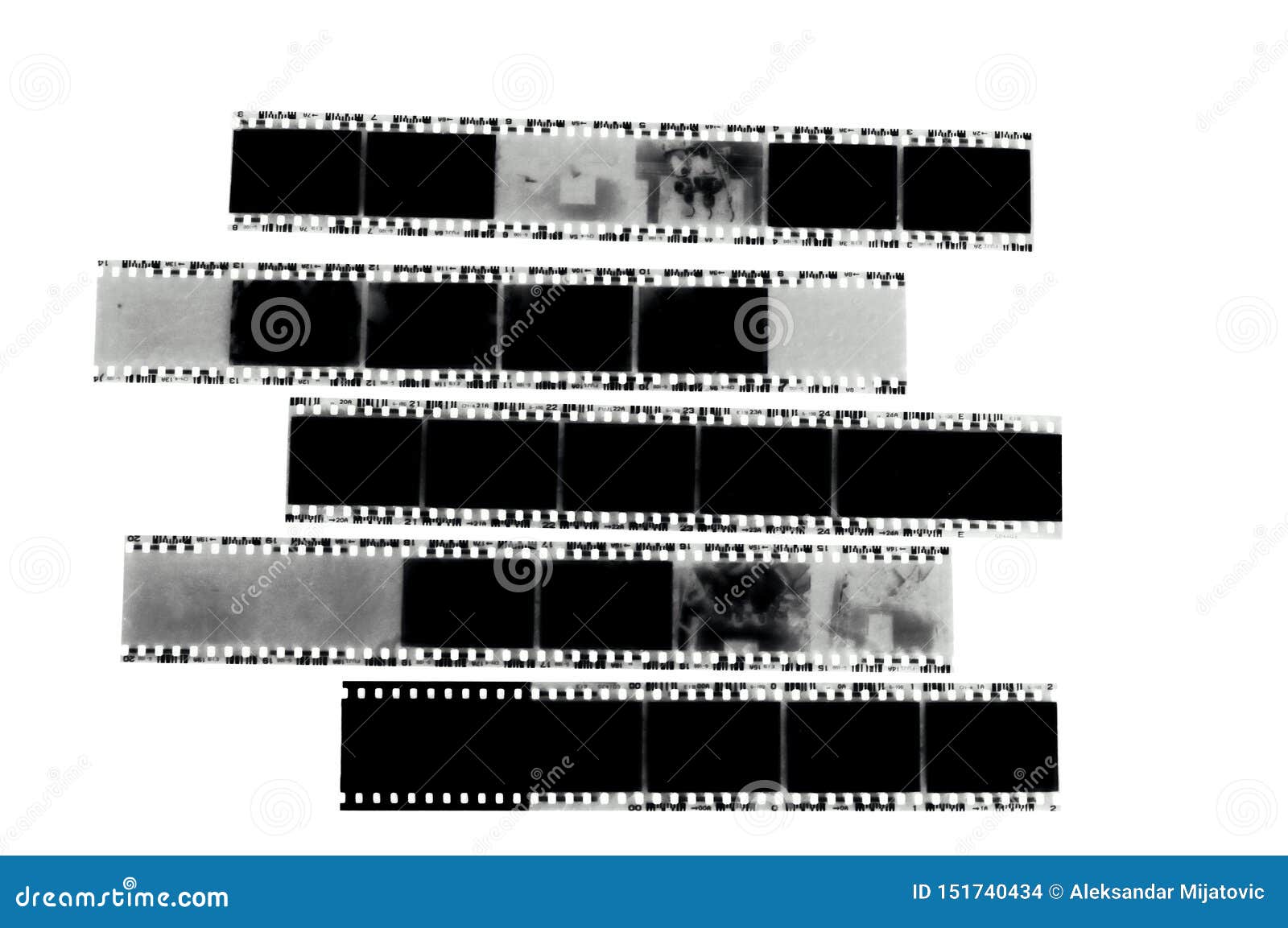 Negative film stock photo. Image of video, photograph - 151740434