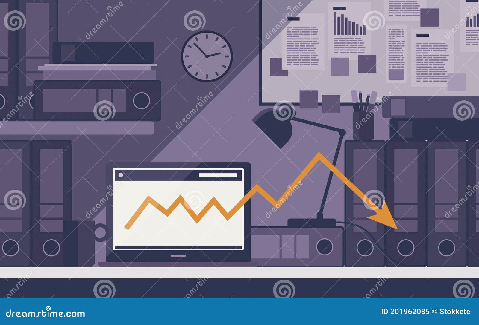 Negative Financial Control Concept Icon Vector Illustration ...
