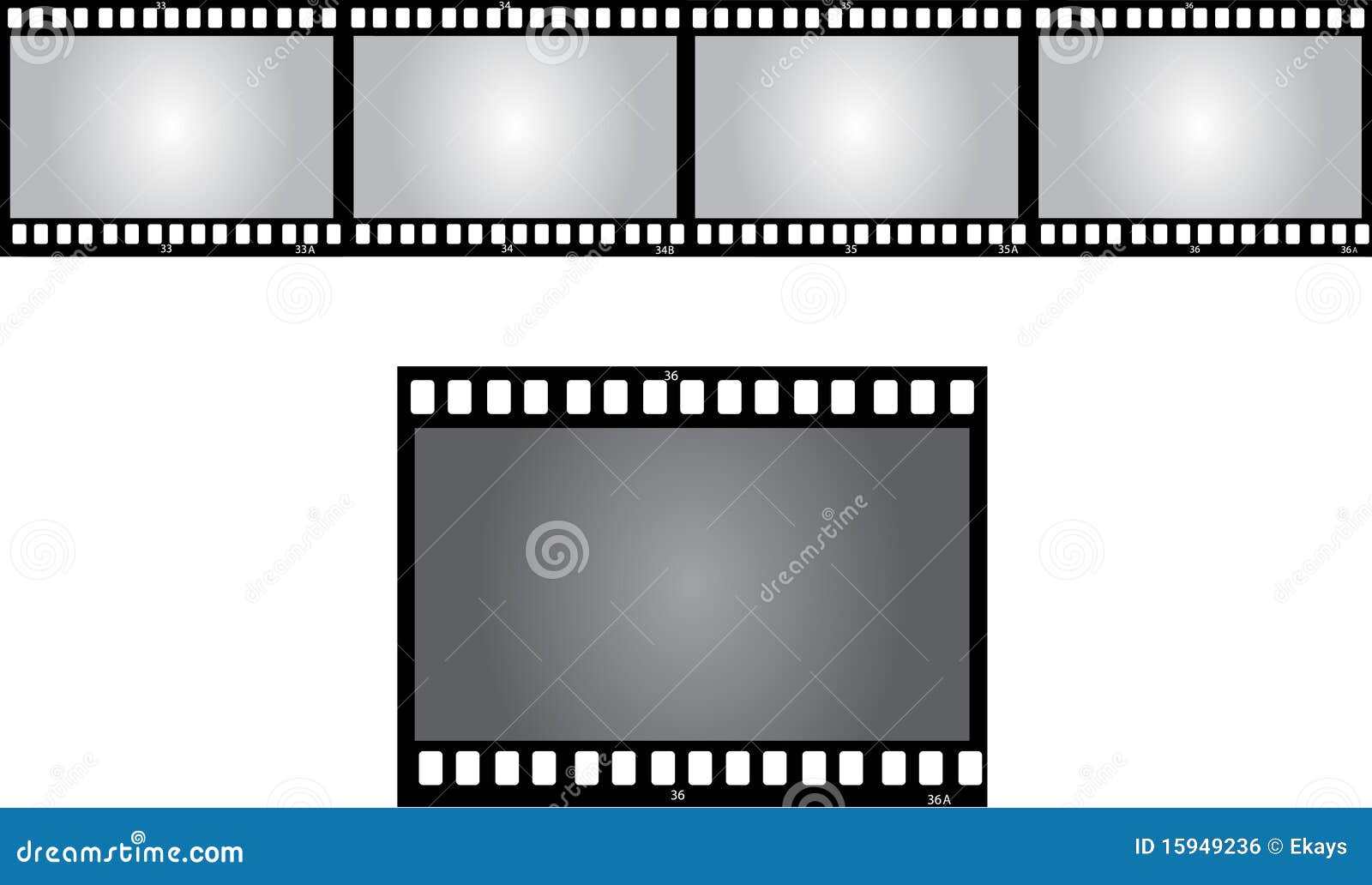 Old Style of Negative Frame Stock Vector - Illustration of filmstrip ...