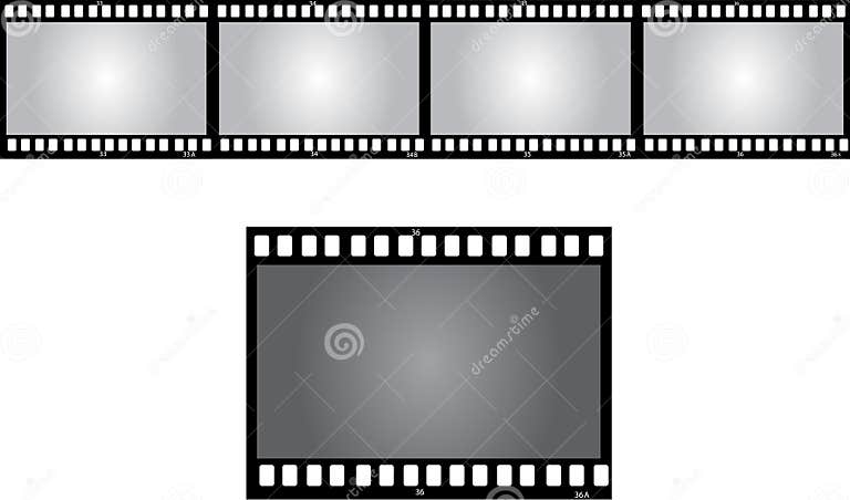 Old Style of Negative Frame Stock Vector - Illustration of filmstrip ...
