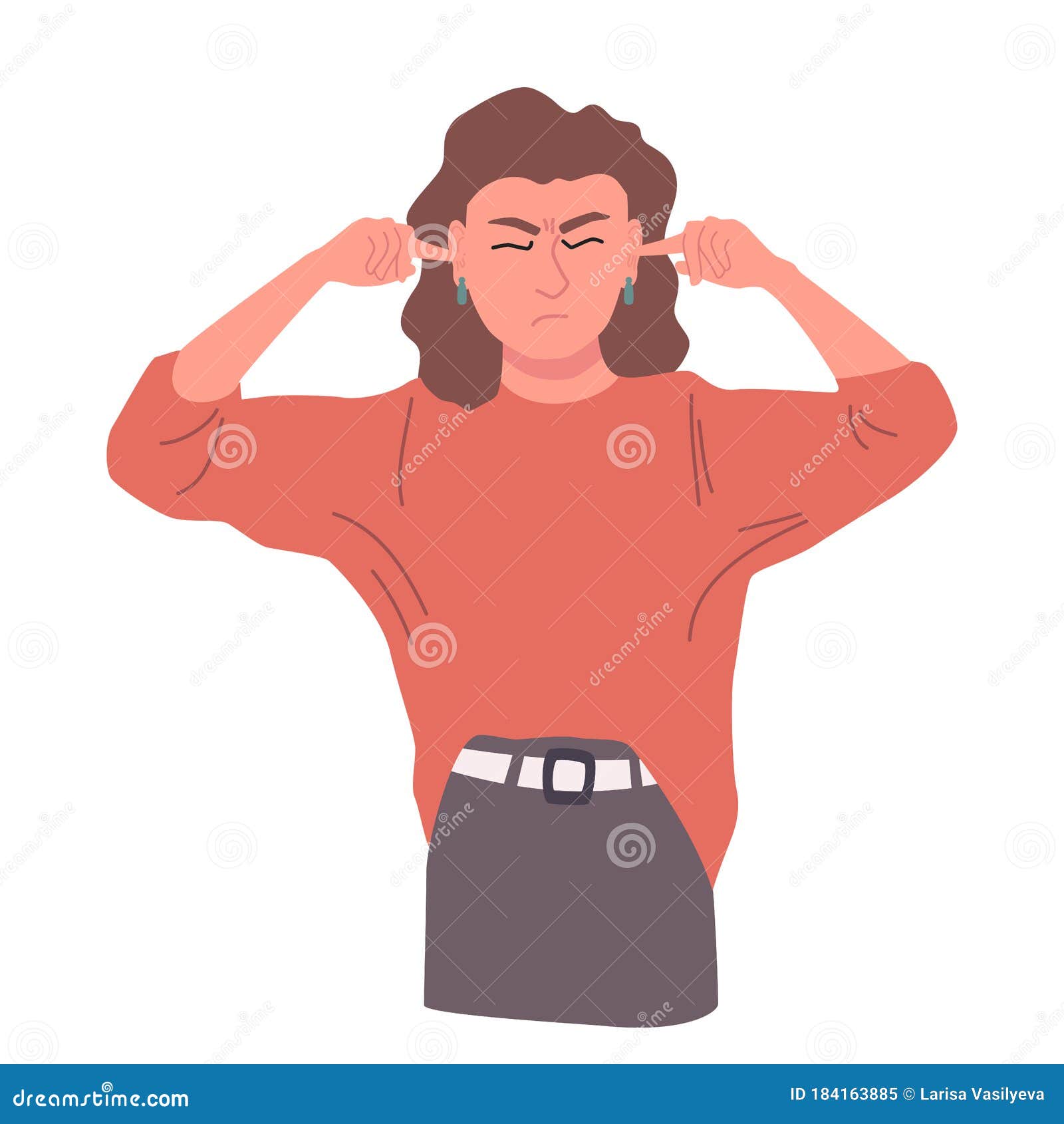 Negative Gestures Flat Vector Illustrations Set. Finger Language, Non ... Negative Gestures Flat Vector Illustrations Set. Finger Language, Non ...