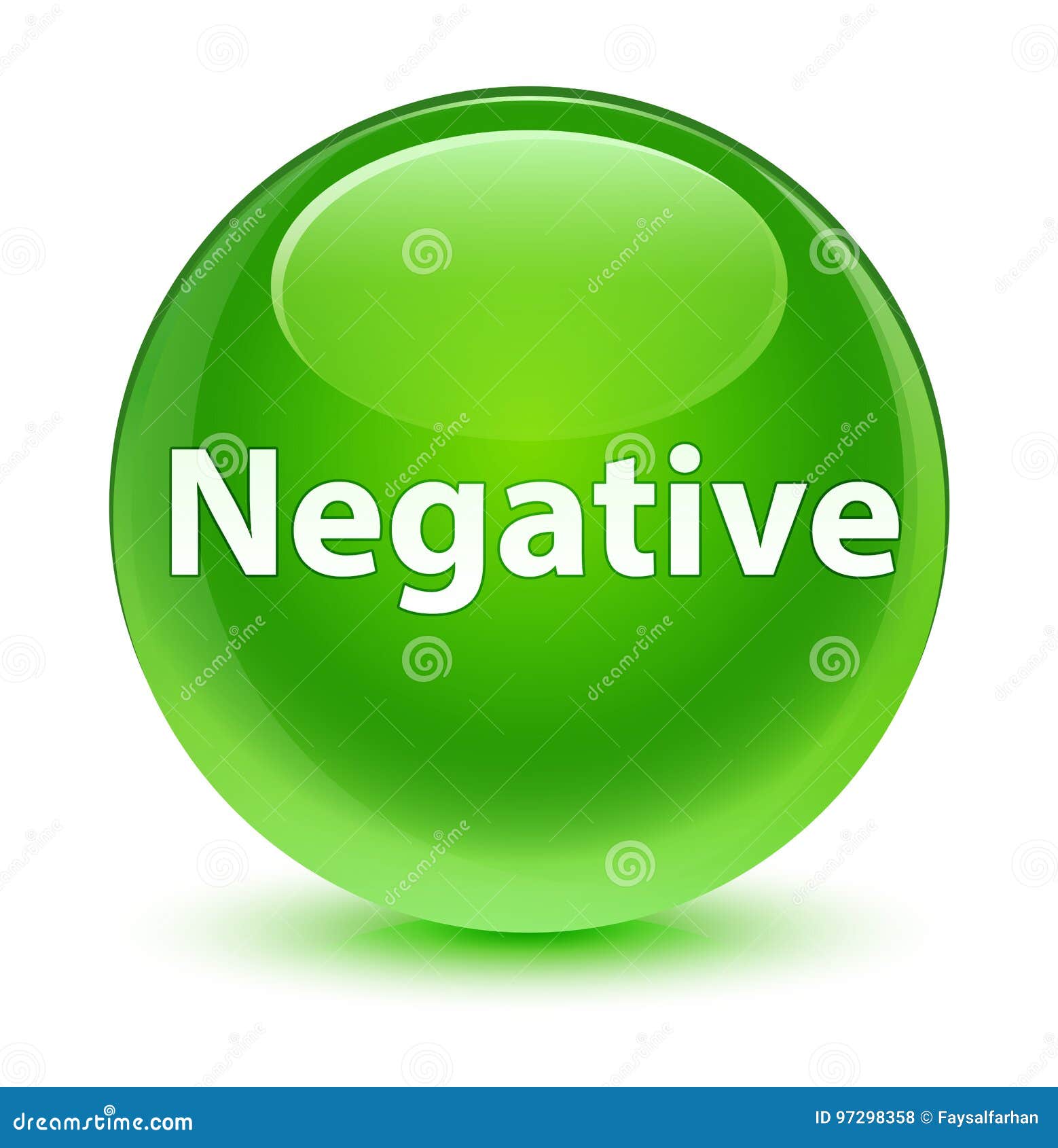 Negative Glassy Green Round Button Stock Illustration - Illustration of ...