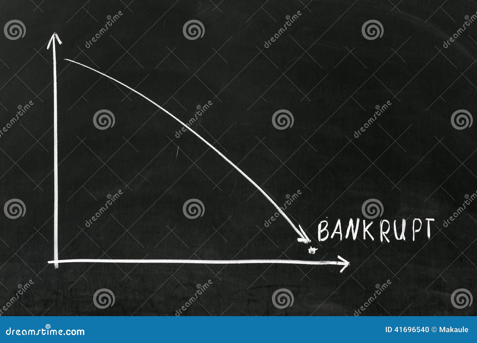 Negative graph stock photo. Image of chart, financial - 41696540