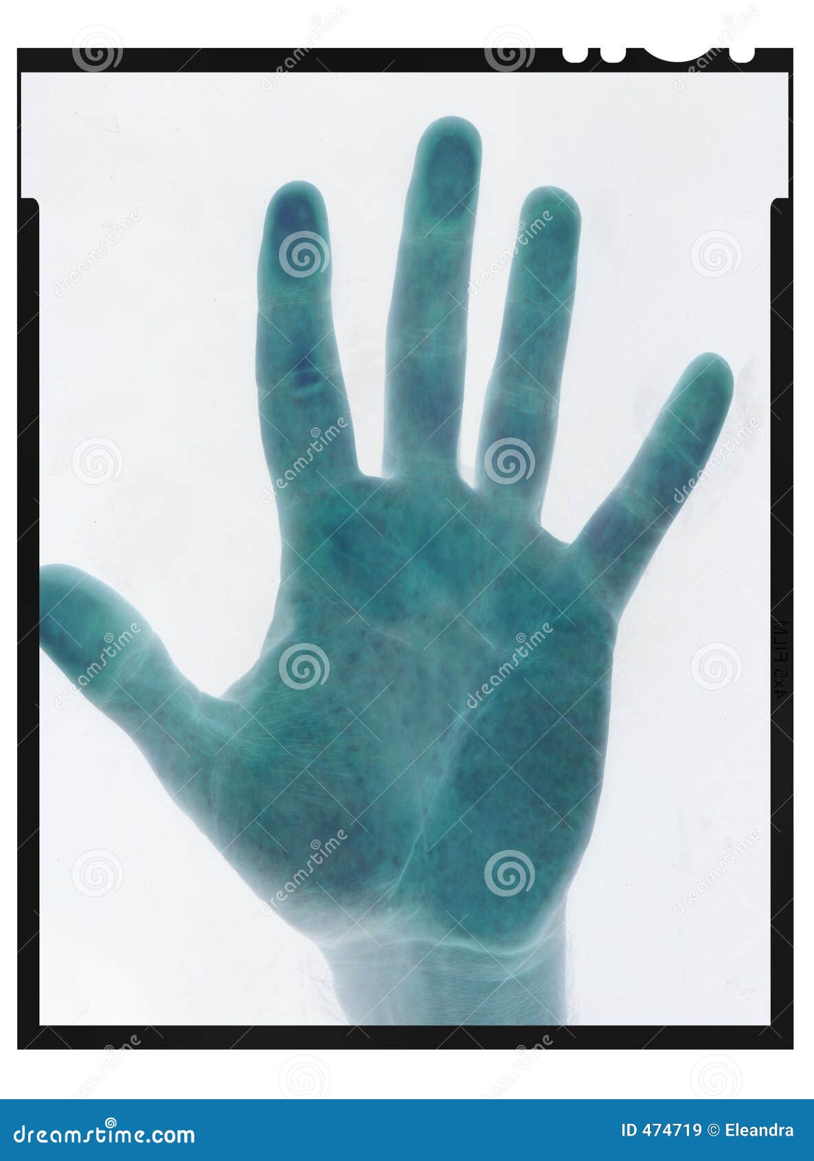 Negative Hand Film stock illustration. Illustration of nature - 474719