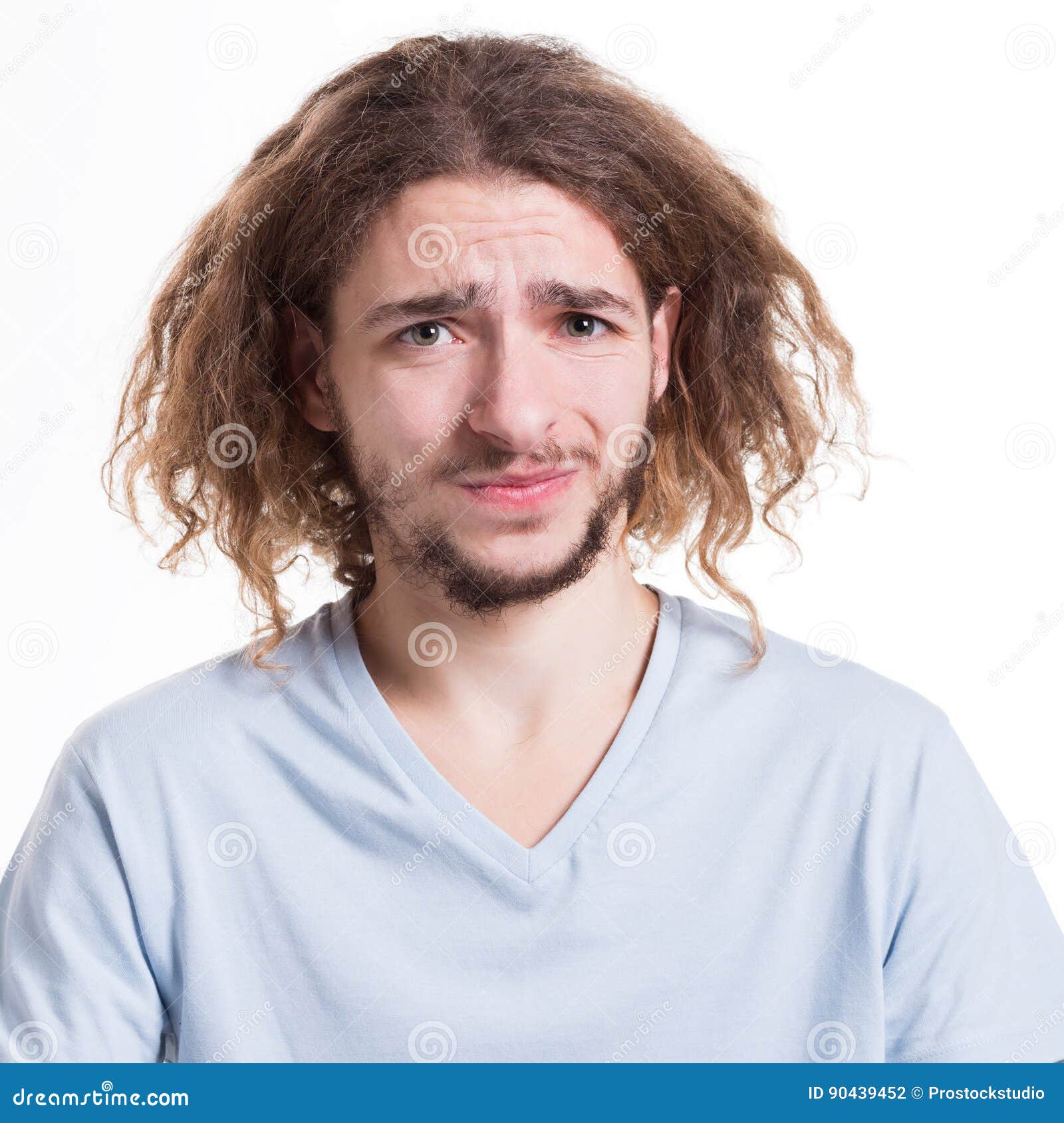 Negative Human Emotion, Man Expressing Disgust Stock Photo - Image of ...