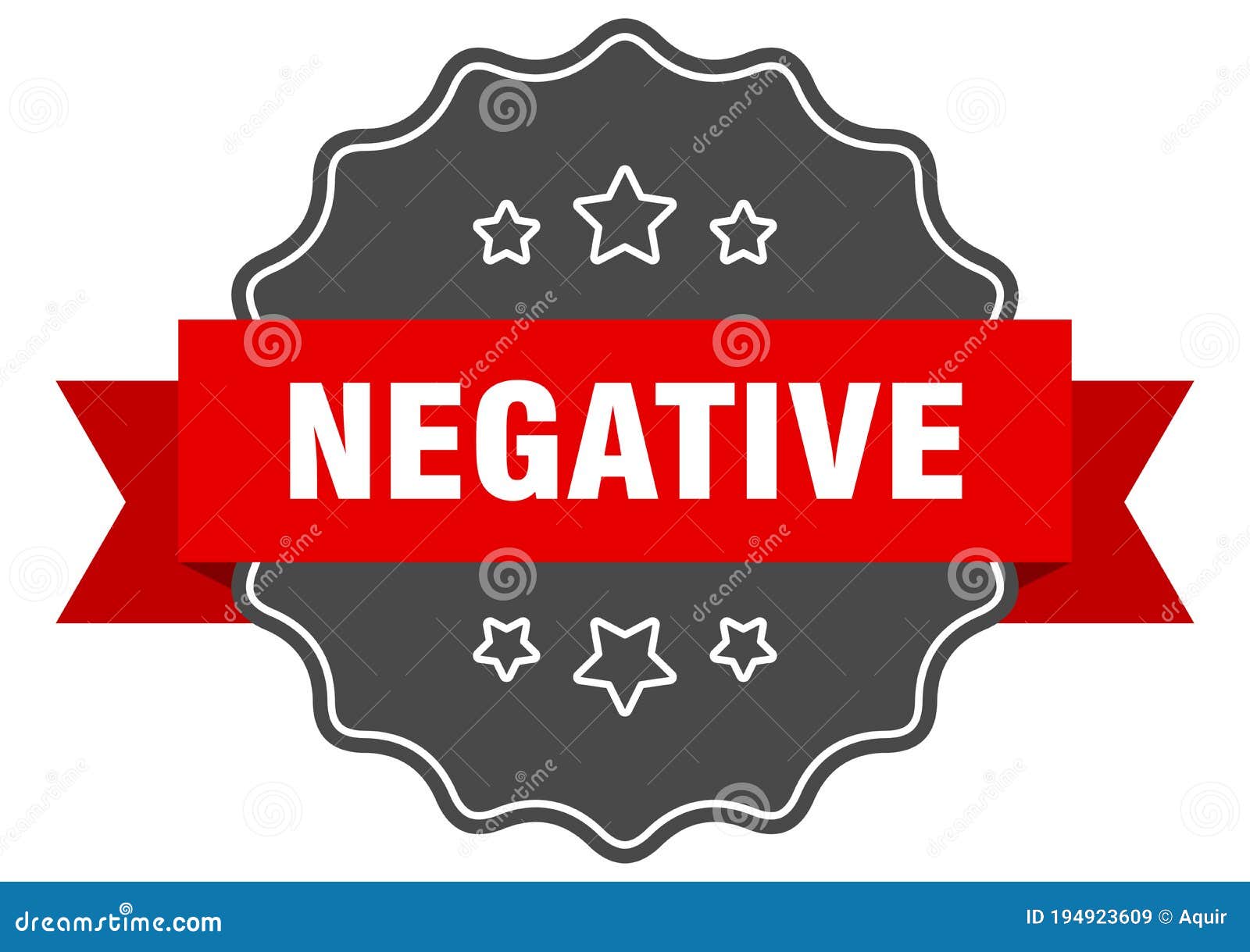 Negative label stock vector. Illustration of stamp, peeler - 194923609