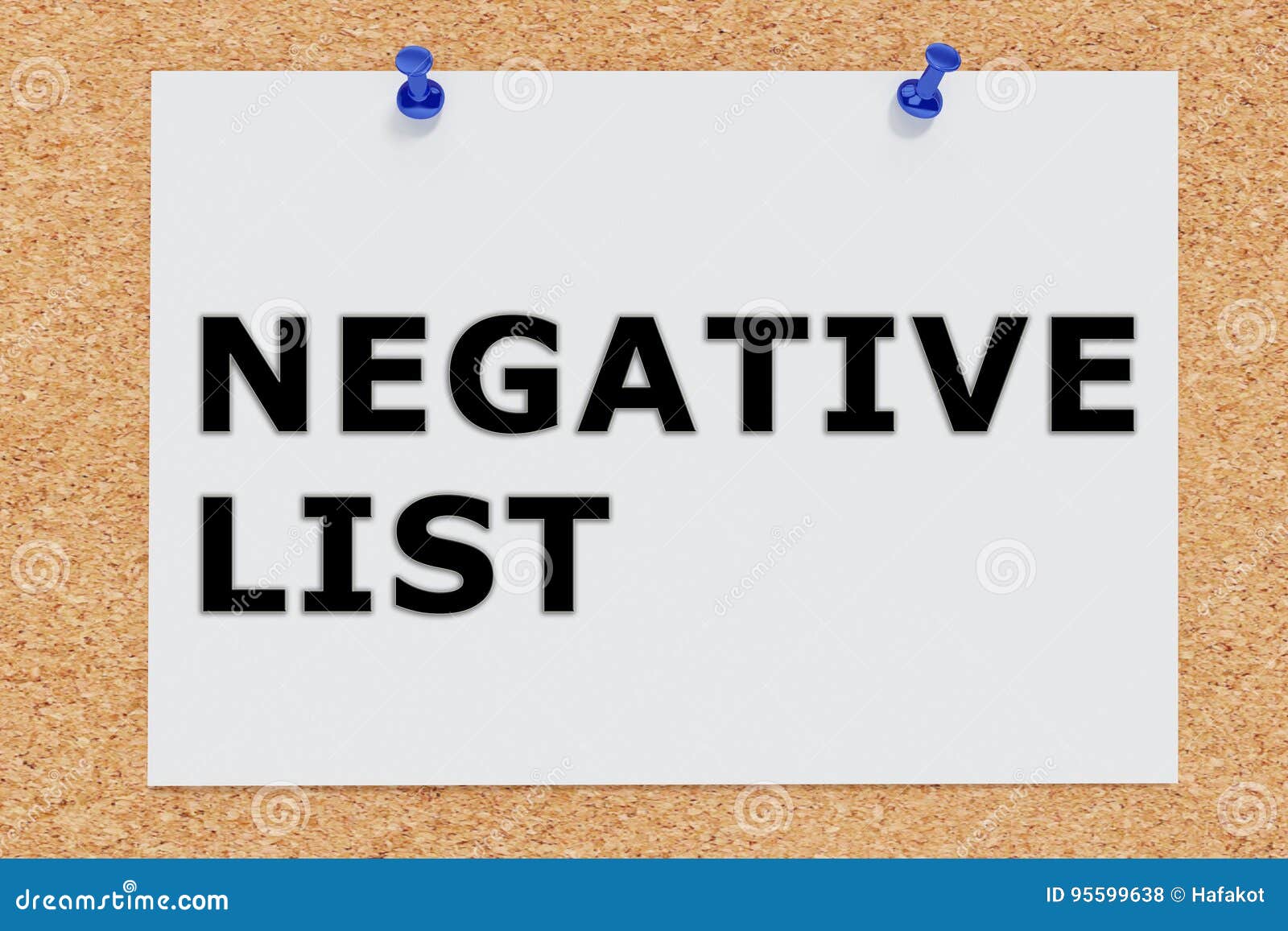 Negative List concept stock illustration. Illustration of minus - 95599638