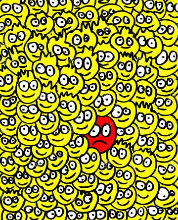 Negative Nancy stock vector. Illustration of emoticon - 11459477