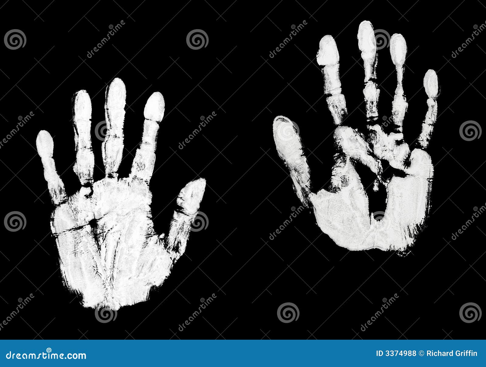 Negative pair of hands stock photo. Image of pair, fore - 3374988