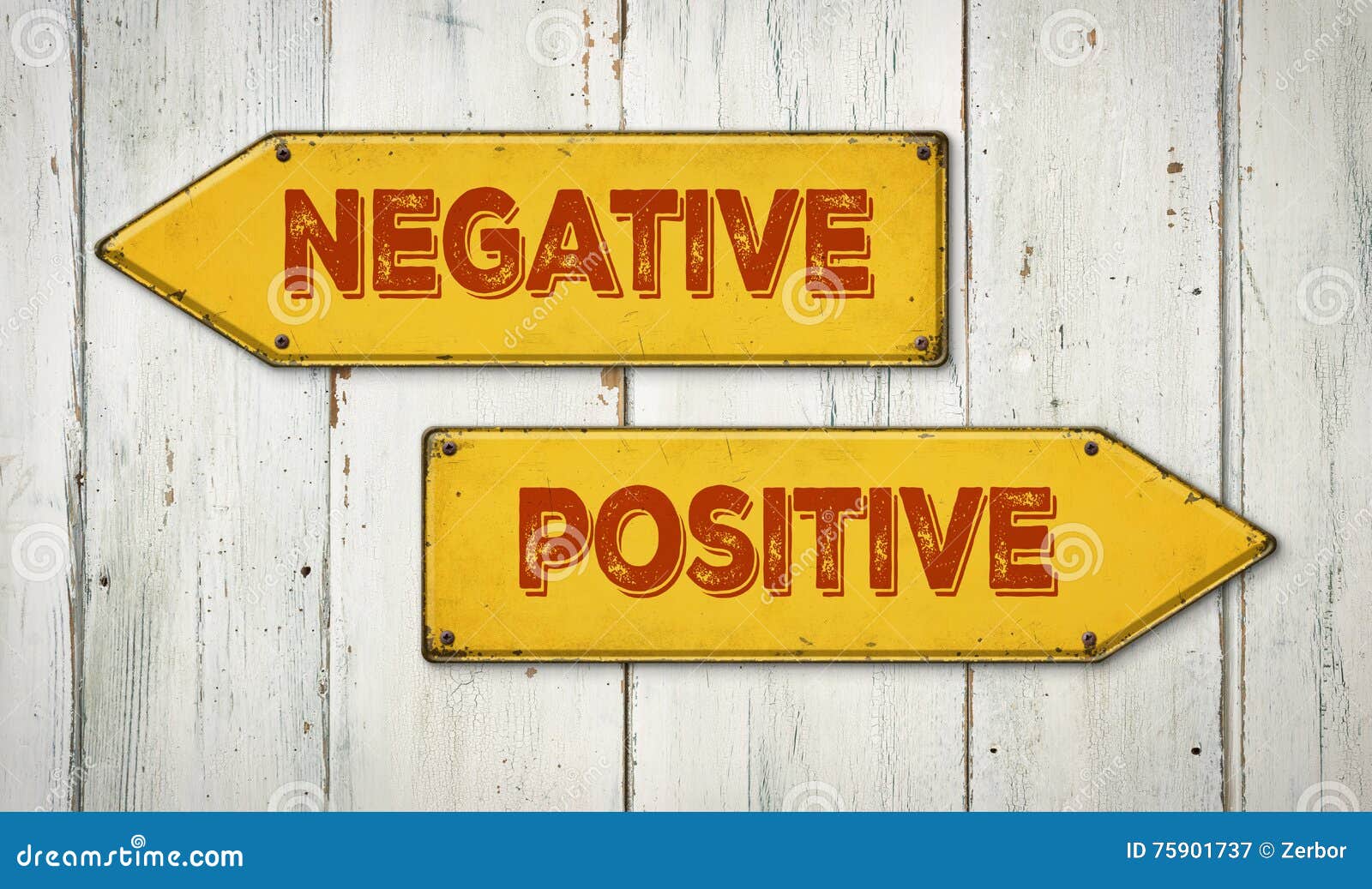 Negative or Positive stock image. Image of business, good - 75901737