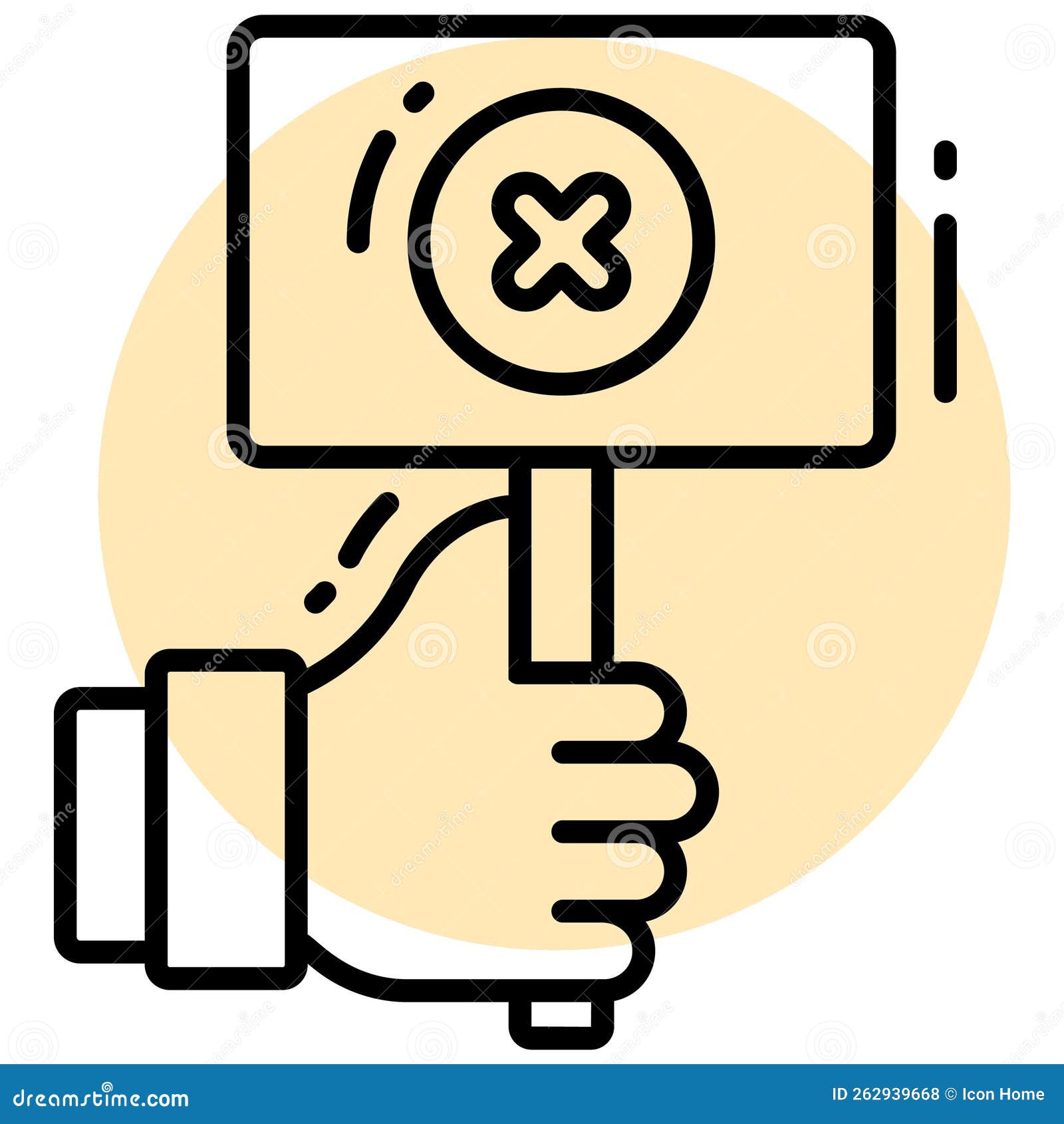 Negative Rating Icon, Survey and Feedback, Modern Vector Illustration ...