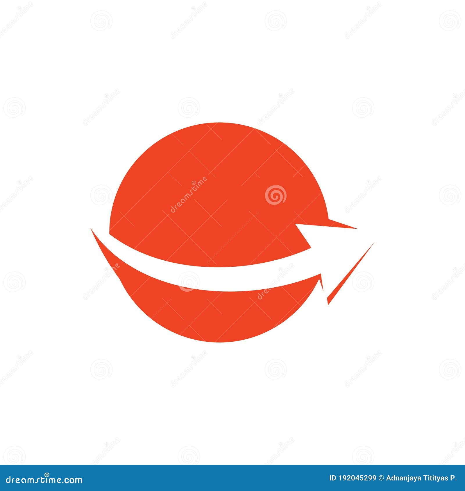 Arrow Global Logo Cartoon Vector | CartoonDealer.com #38391423