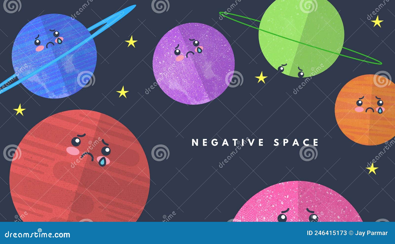 Negative Space Funny Desktop Wallpaper Stock Illustration ...