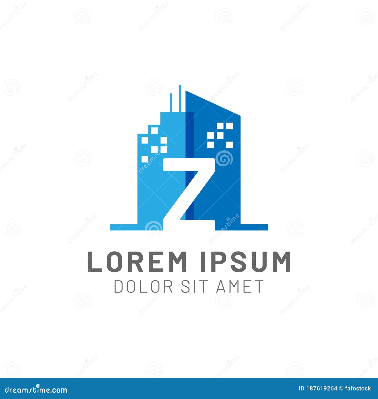 Negative Space Letter Z Initial Building and Construction Logo Vector ...