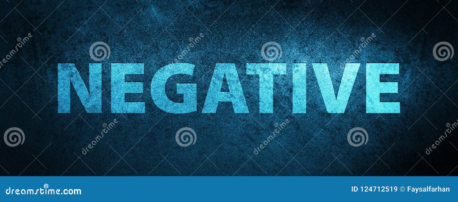 Negative Special Blue Banner Background Stock Illustration ...