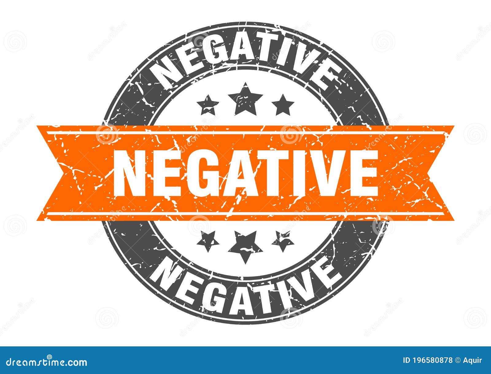 Negative stamp stock vector. Illustration of negative - 196580878
