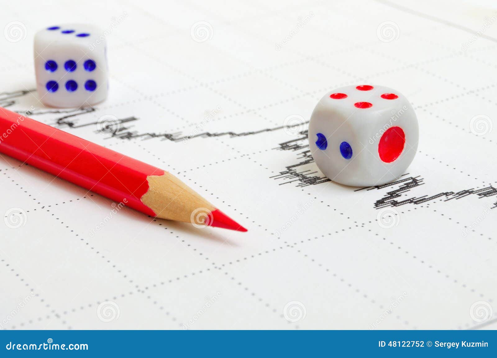 Negative Stock Market Trend. Stock Photo - Image of allegory, random ...