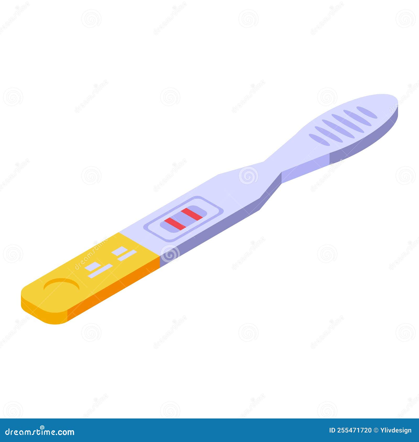 Negative Test Icon Isometric Vector. Pregnancy Urine Stock Vector ...