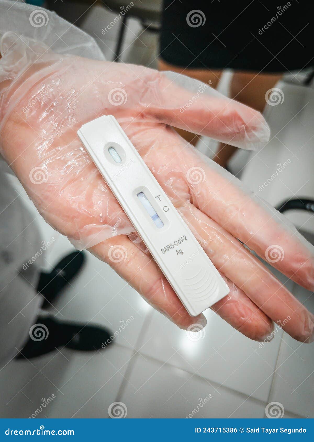 Negative Test Result for Covid-19 Stock Photo - Image of rapid, test ...