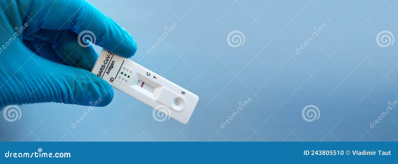 Negative Test Result by Using Rapid Test Device for COVID-19 Stock ...