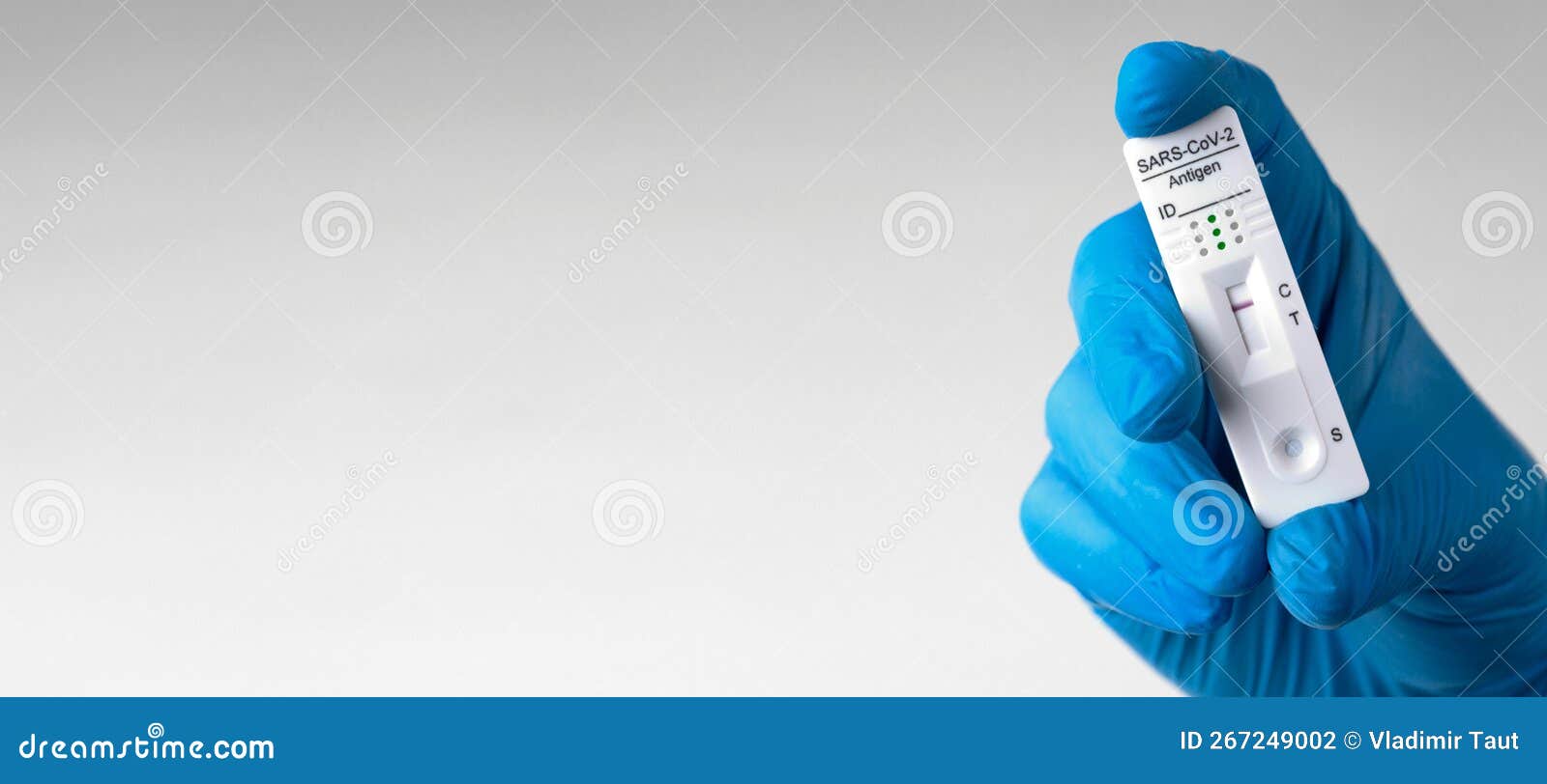 Negative Test Result by Using Rapid Test Device for COVID-19 Stock ...